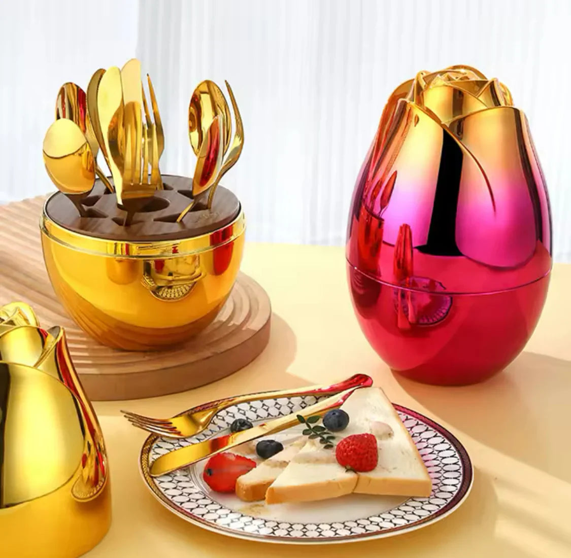 Regal Rose Egg Spoon Set – Flash Traders