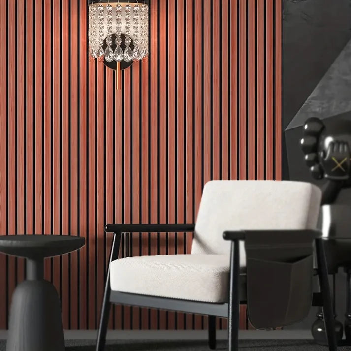 Laminated Brown Wood Wall Panel – 200x60cm – Flash Traders