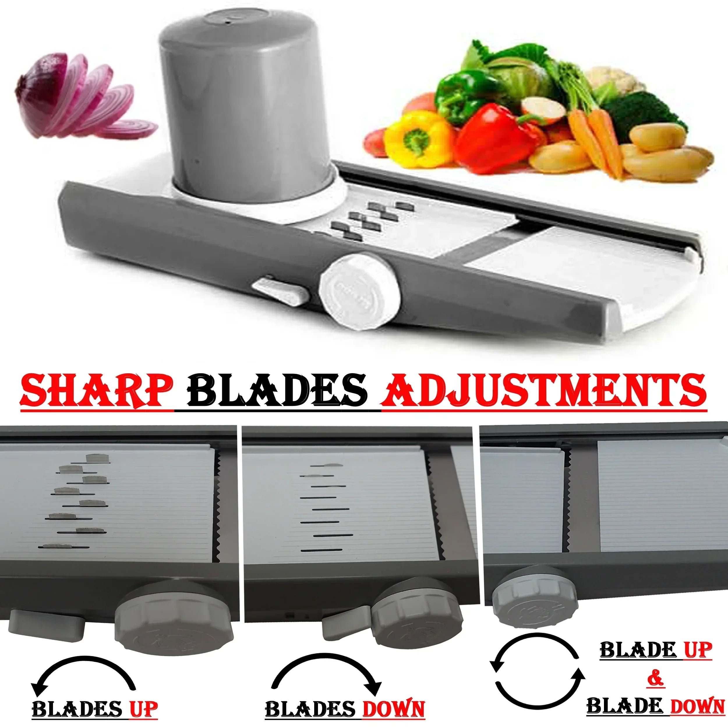 Vegetable Cutter/Slicer Multi Functional Box – Flash Traders